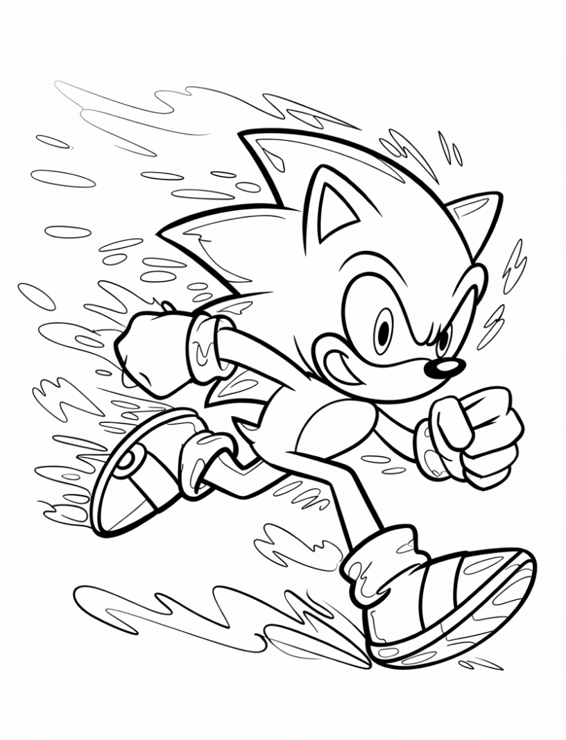 Super Sonic Coloring Pages – 50+ Free PDFs Downloads